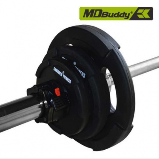 Bộ 2 khóa tạ nhựa Olympic MDBuddy MD4040 (1 cặp) - Máy tập gym